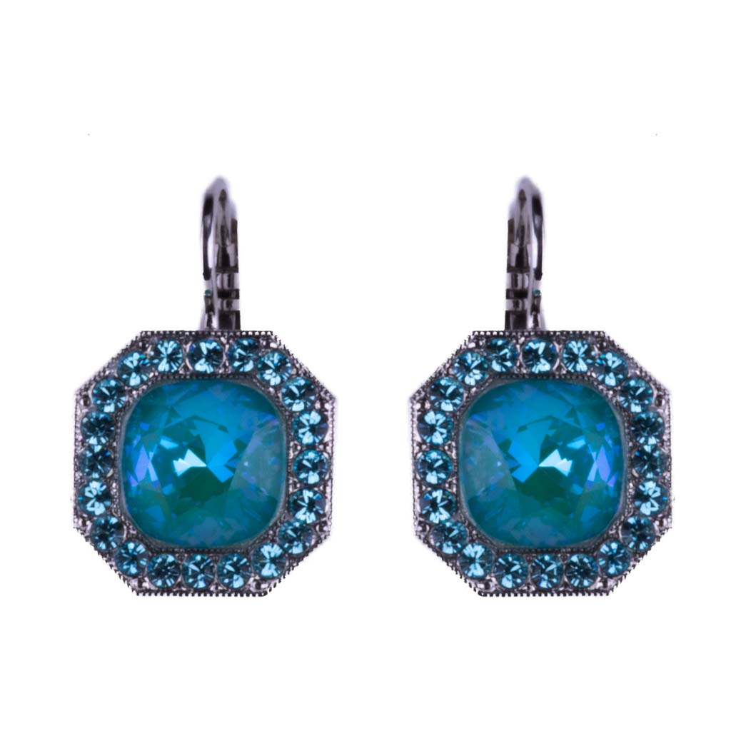 Octagon Cluster Leverback Earrings in "Addicted to Love" *Custom ...